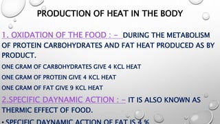 Temperature, types and thermogenesis , thermoregulation.pptx