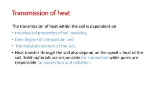 Temperature variation in soil and plant canopy architecture | PPTX