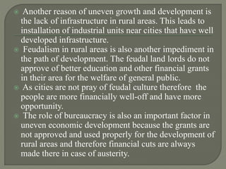 Temperature zones and imbalanced economic growth and regional ...