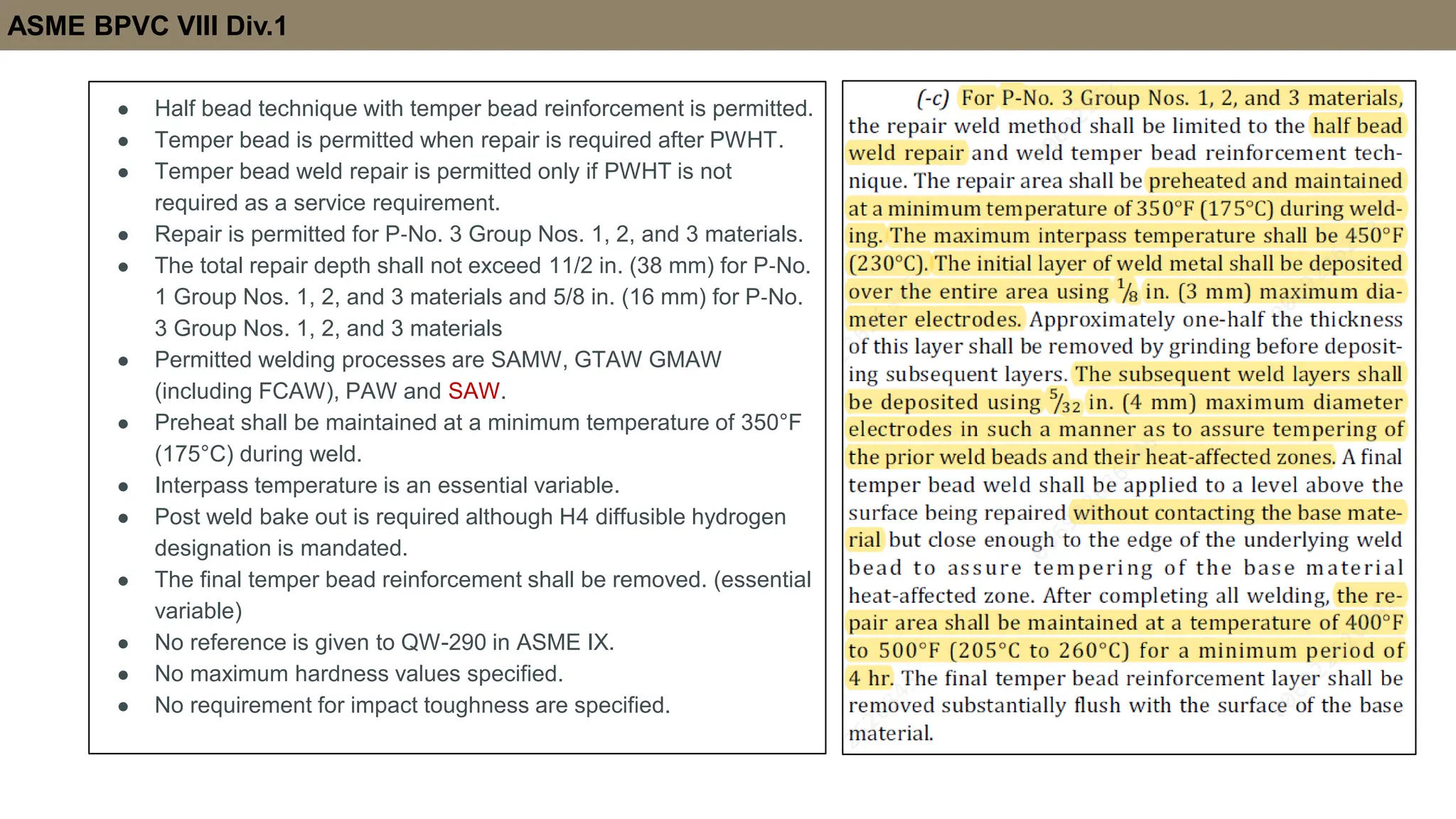 Temper Bead Welding basics and deep understanding | PDF