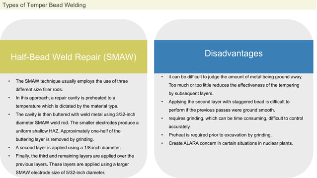 Temper Bead Welding basics and deep understanding | PDF | Beadwork ...