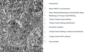 Temper Bead Welding basics and deep understanding | PDF