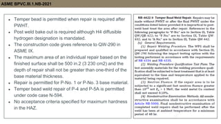 Temper Bead Welding basics and deep understanding | PDF