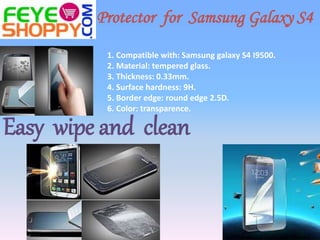 TEMPERED GLASS FOR MOBILE PHONES | PPT
