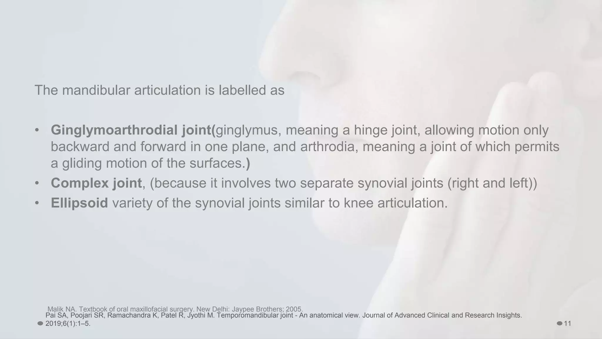 Temporo mandibular joint | PPTX