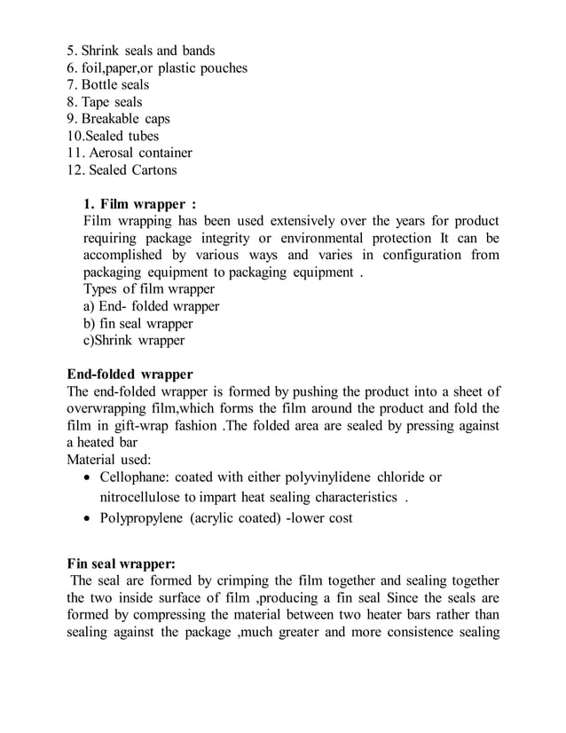 Temper proof packaging | DOCX