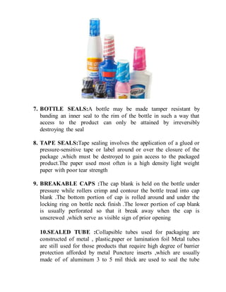 Temper proof packaging | DOCX