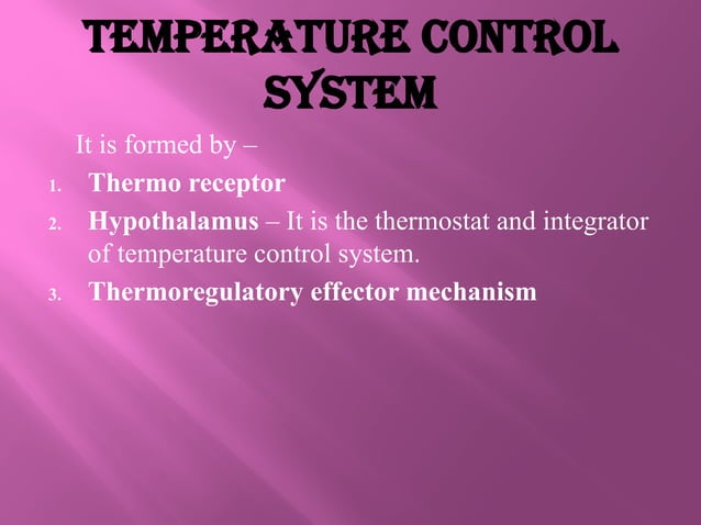 temperture regulation ppt.pptx regulation of | PPT