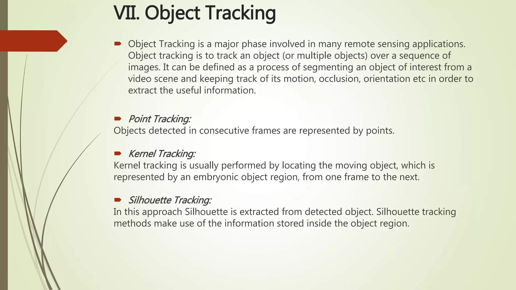 Object Detection And Tracking Pptx Cameras And Camcorders Consumer 8957