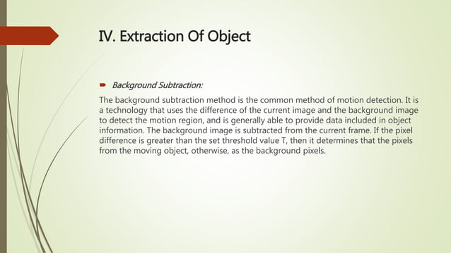 Object Detection And Tracking Pptx Cameras And Camcorders Consumer
