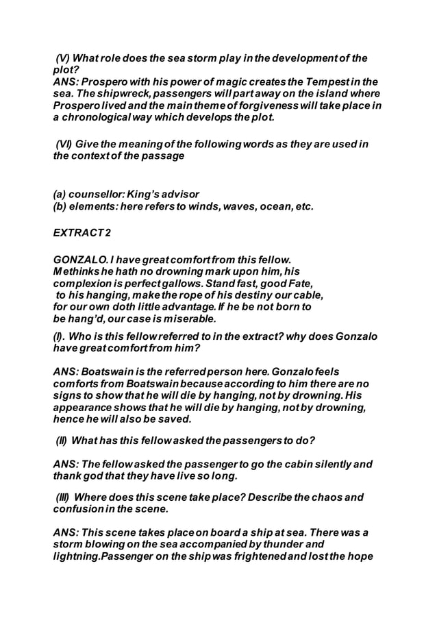 Tempest act i scene-1 | PDF