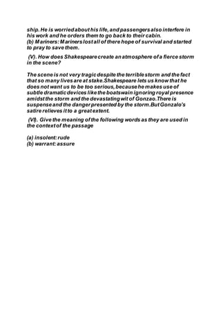 Tempest act i scene-1 | PDF