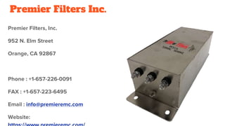 Tempest EMI Filters | PPT