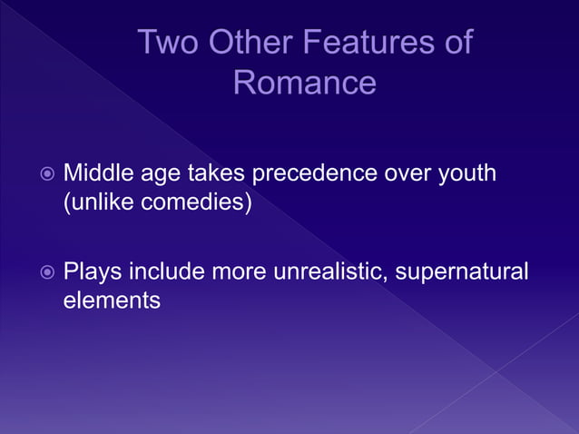 Tempest romance vs. comedy | PPT