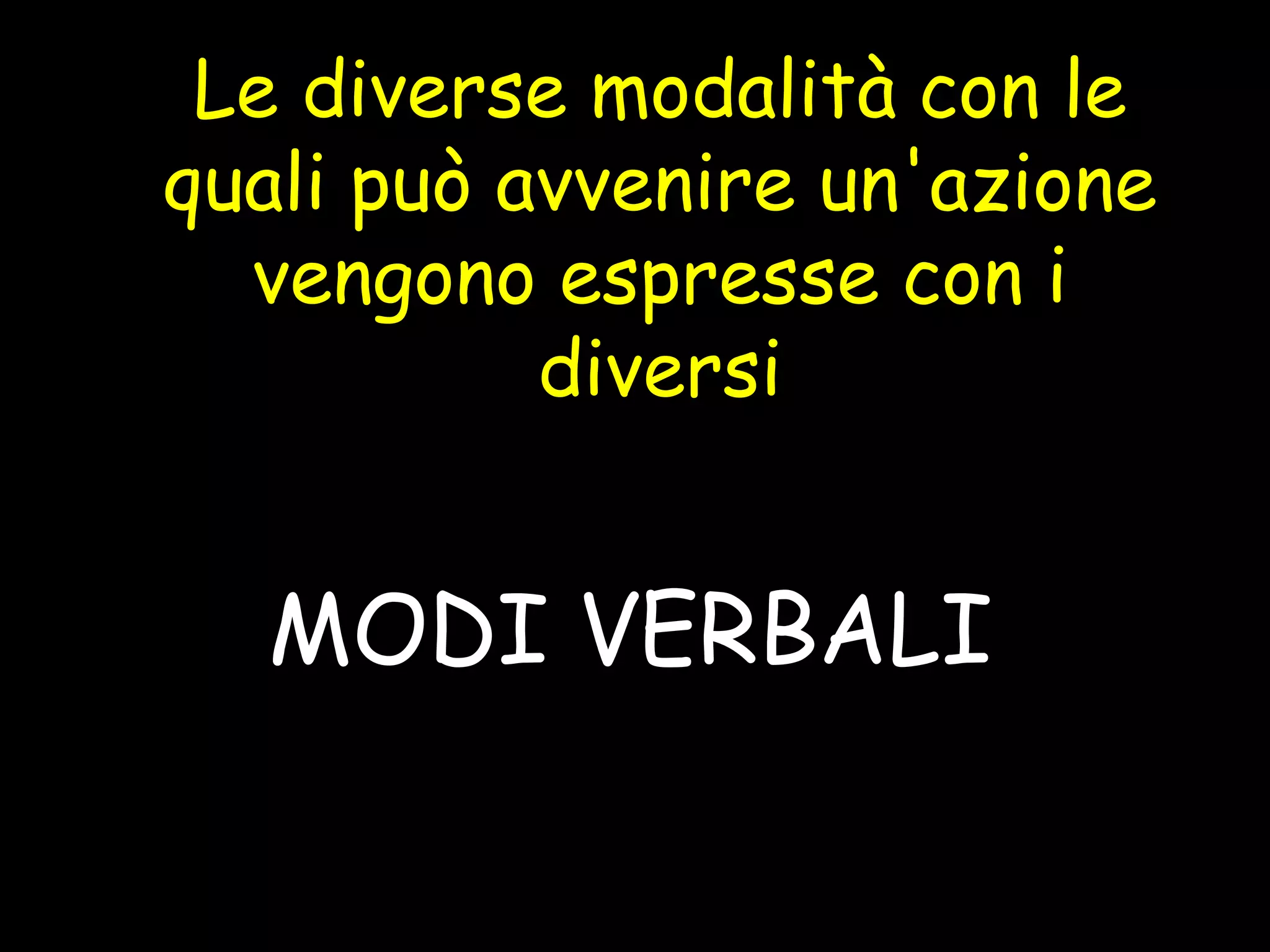 Tempi verbali | PPT
