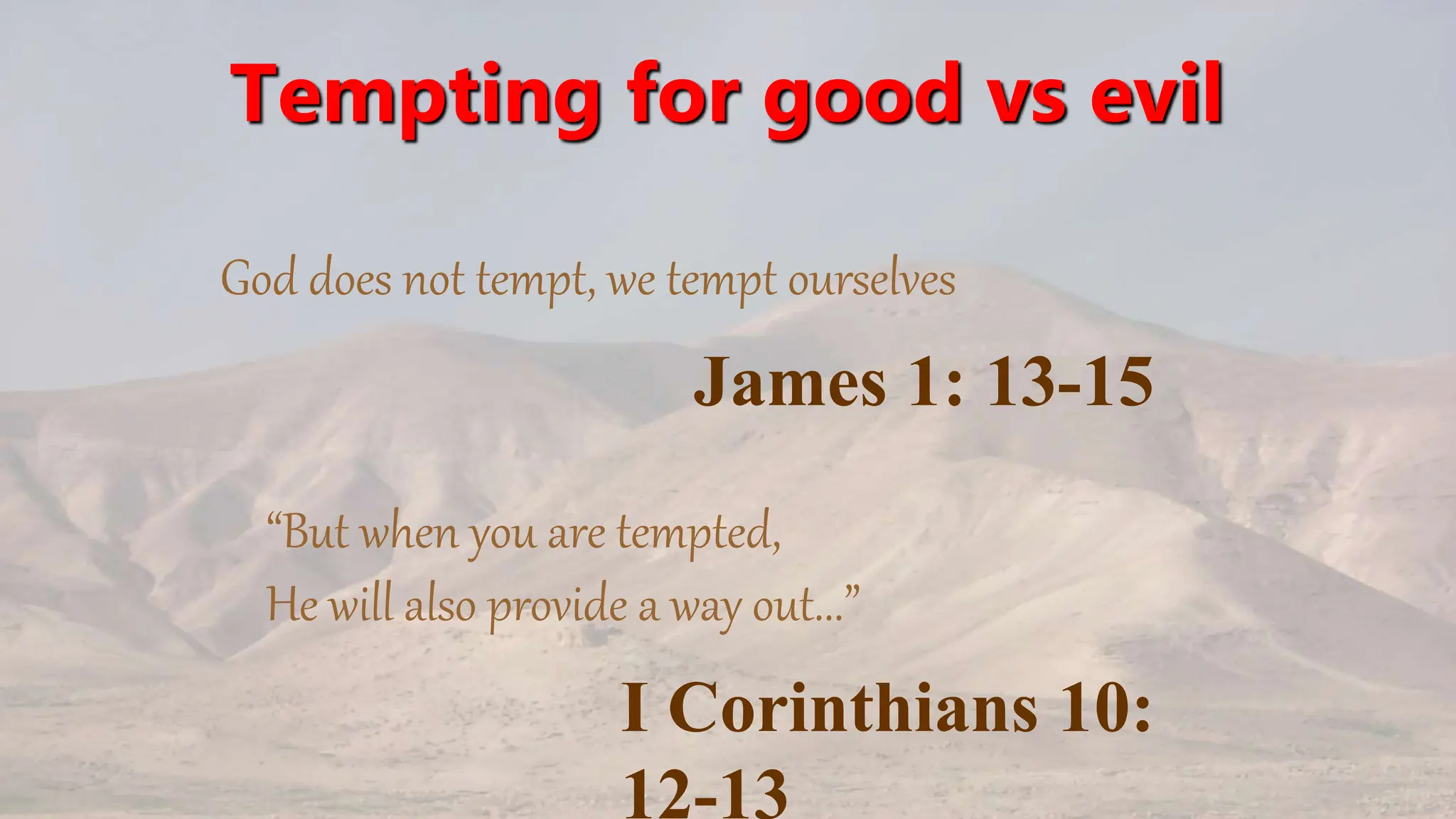 Temptation of Jesus in the Gospel Story! | PPT