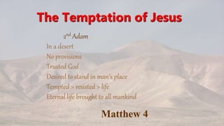 Temptation of Jesus in the Gospel Story! | PPT