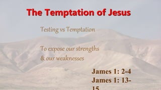 Temptation of Jesus in the Gospel Story! | PPT
