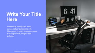Powerpoint template 16x9 by presentation-elements.com