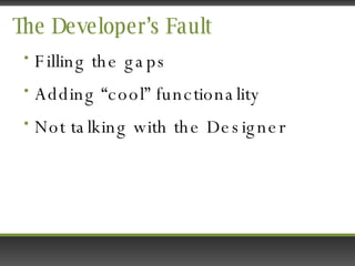 Developer Designer Divide | PPT