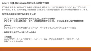 第15回JSSUG「Azure SQL Database 超入門」 | PPT