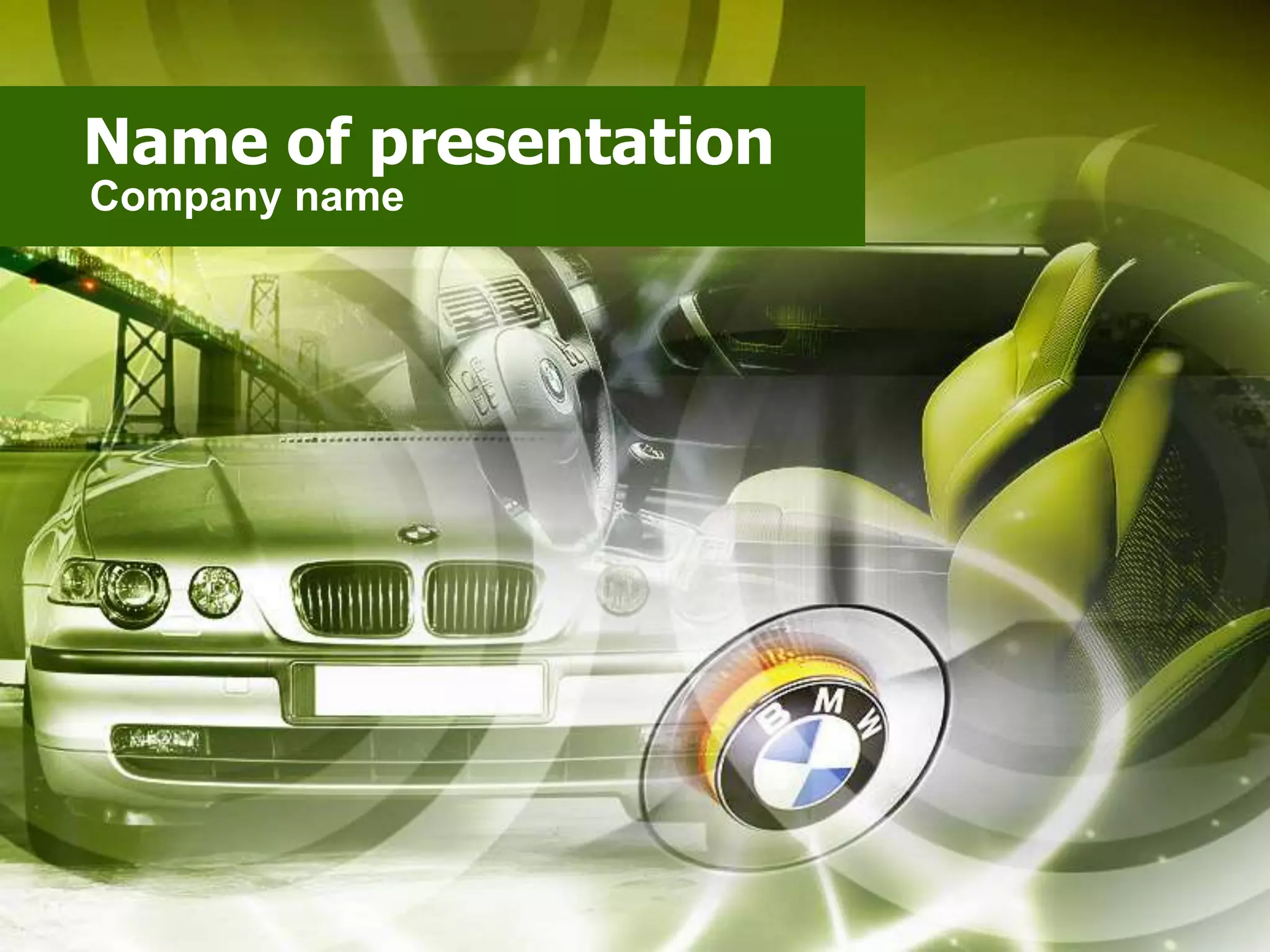 bmw template | PPT