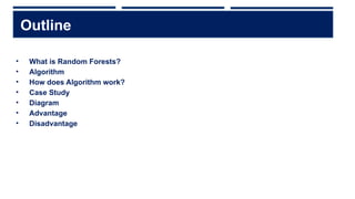Random forest Algorithm using machine learnig.pptx