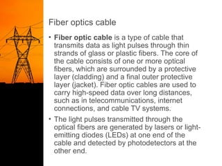Transmission Media(Computer network and data communication) | PPT
