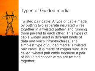 Transmission Media(Computer network and data communication) | PPT