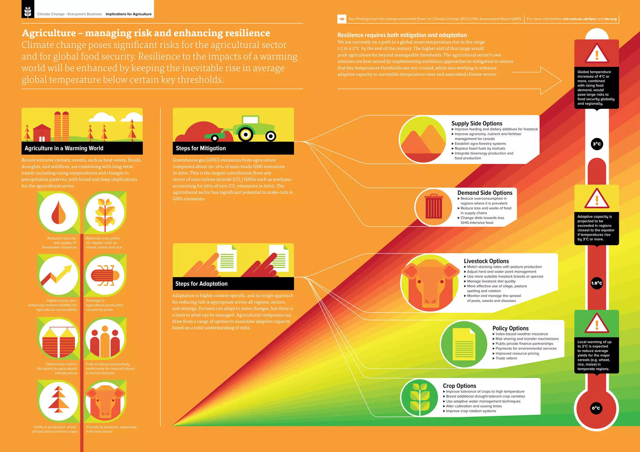 Infographic: Agriculture and Climate Change | PDF
