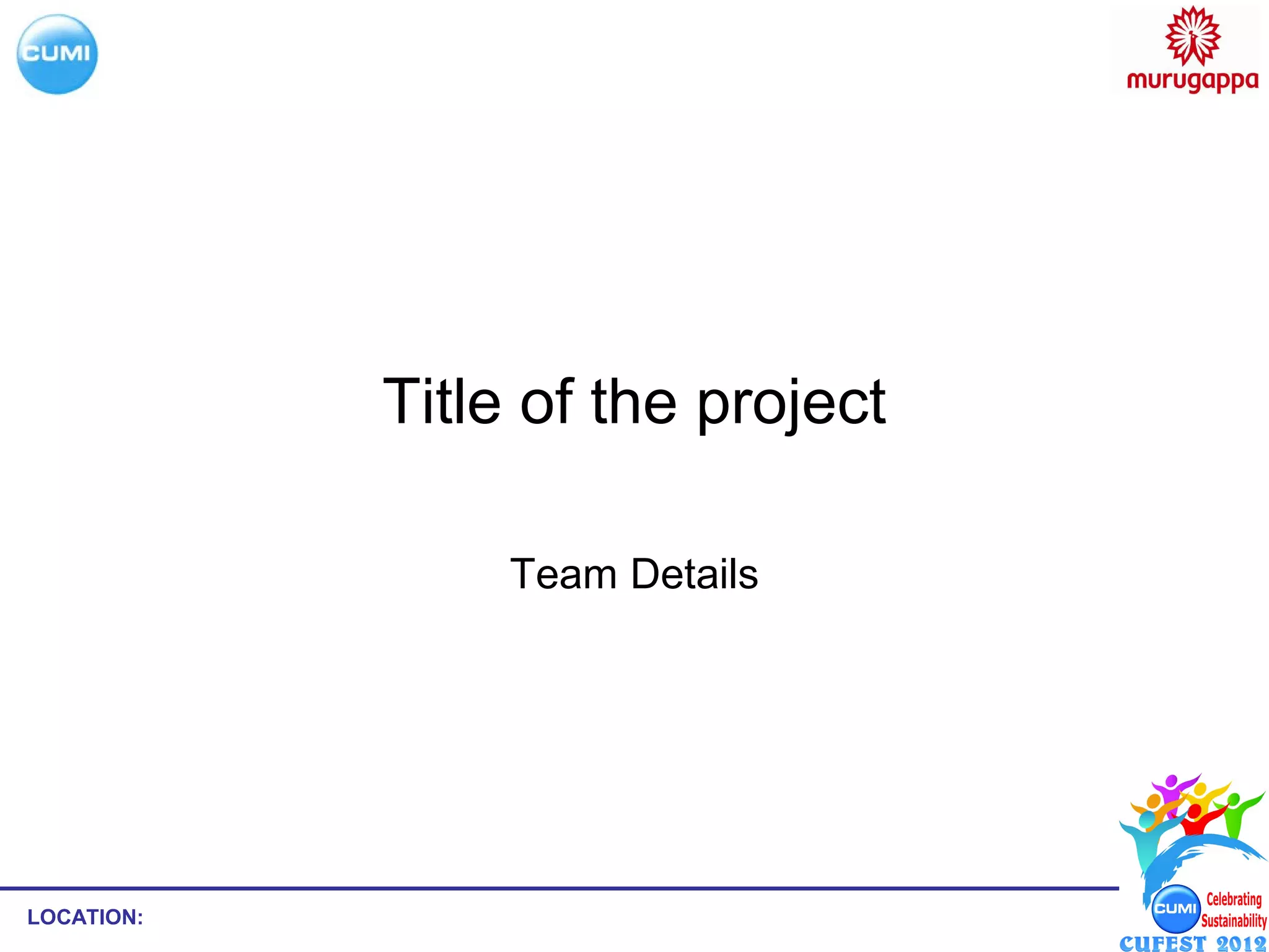 Template cufest presentation.ppt
