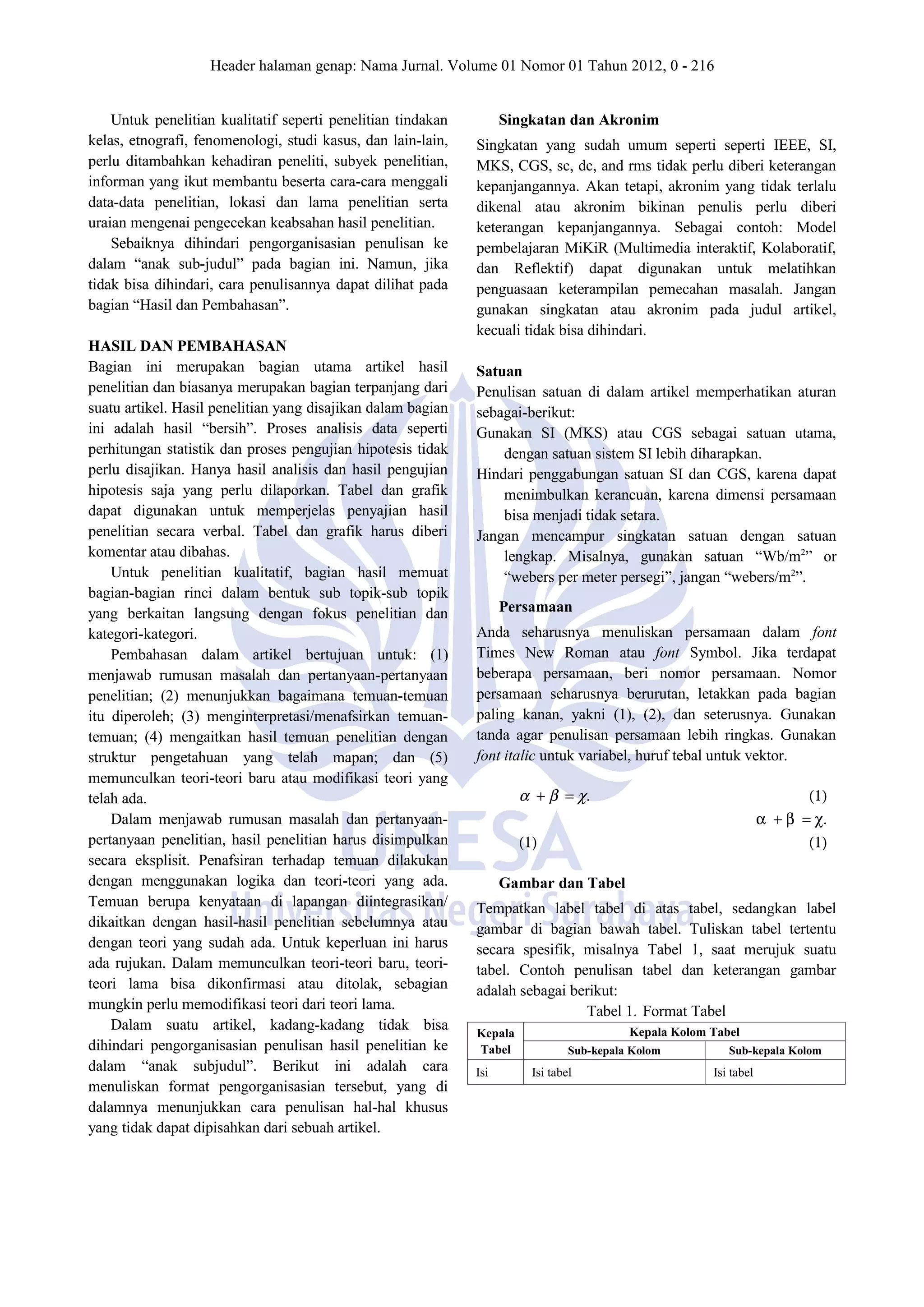Template ejournal-unesa | DOC