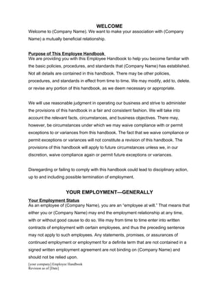Template-Employee-Handbook-Sample-3.documents | DOC