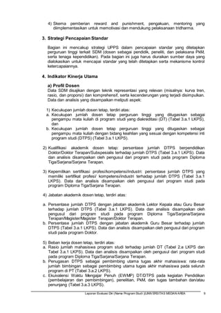 Template laporan-evaluasi-diri | PDF