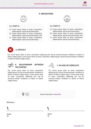 Sample Legal Design Contract | PDF