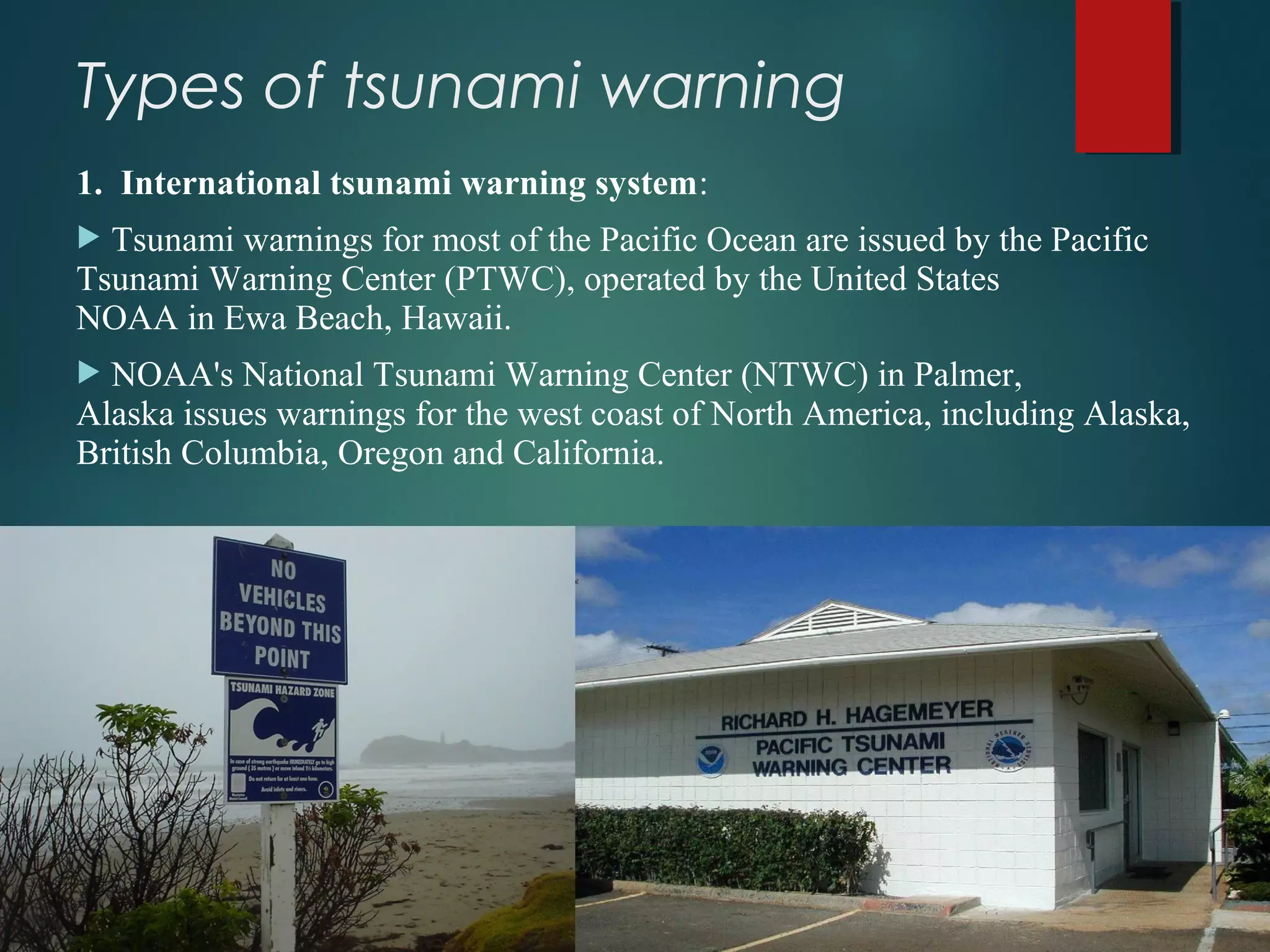 NATURAL DISASTER TSUNAMI AND ITS RISK REDUCTION MEASURES | PPT