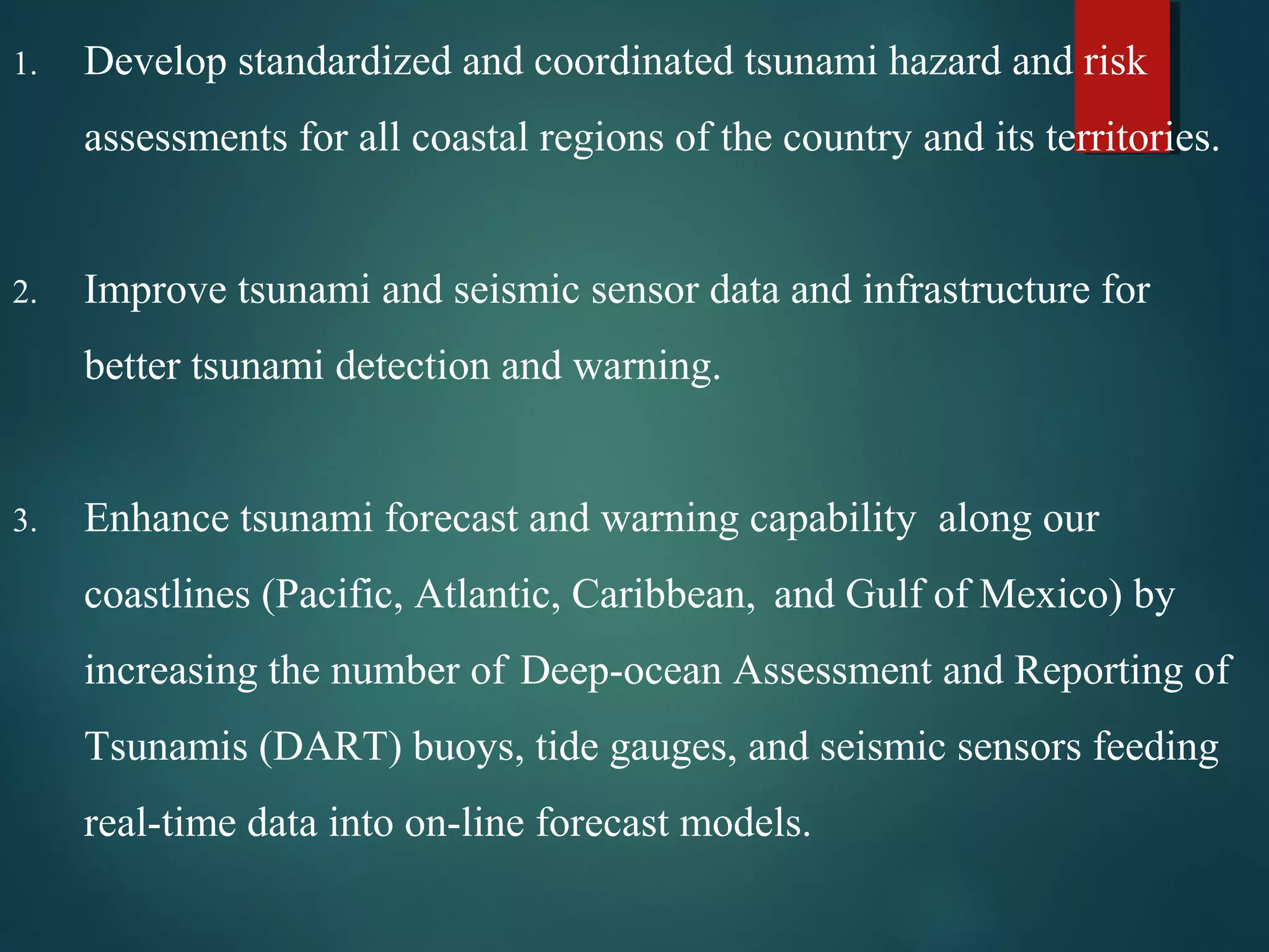 NATURAL DISASTER TSUNAMI AND ITS RISK REDUCTION MEASURES | PPT