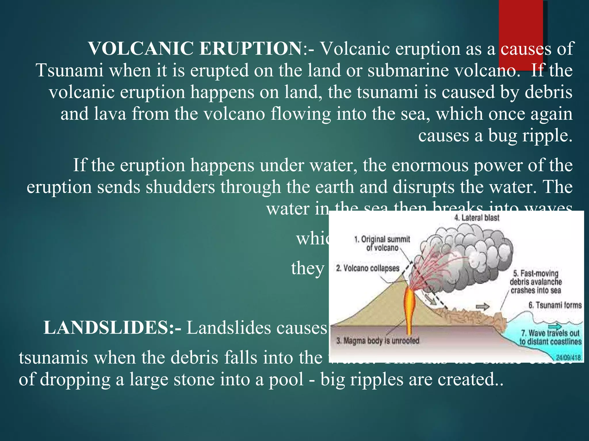NATURAL DISASTER TSUNAMI AND ITS RISK REDUCTION MEASURES | PPT