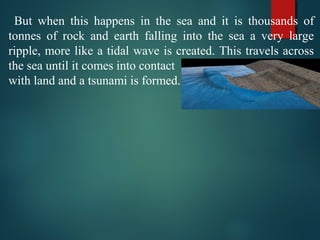NATURAL DISASTER TSUNAMI AND ITS RISK REDUCTION MEASURES | PPT