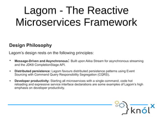 Introduction to Lagom Framework | PPT
