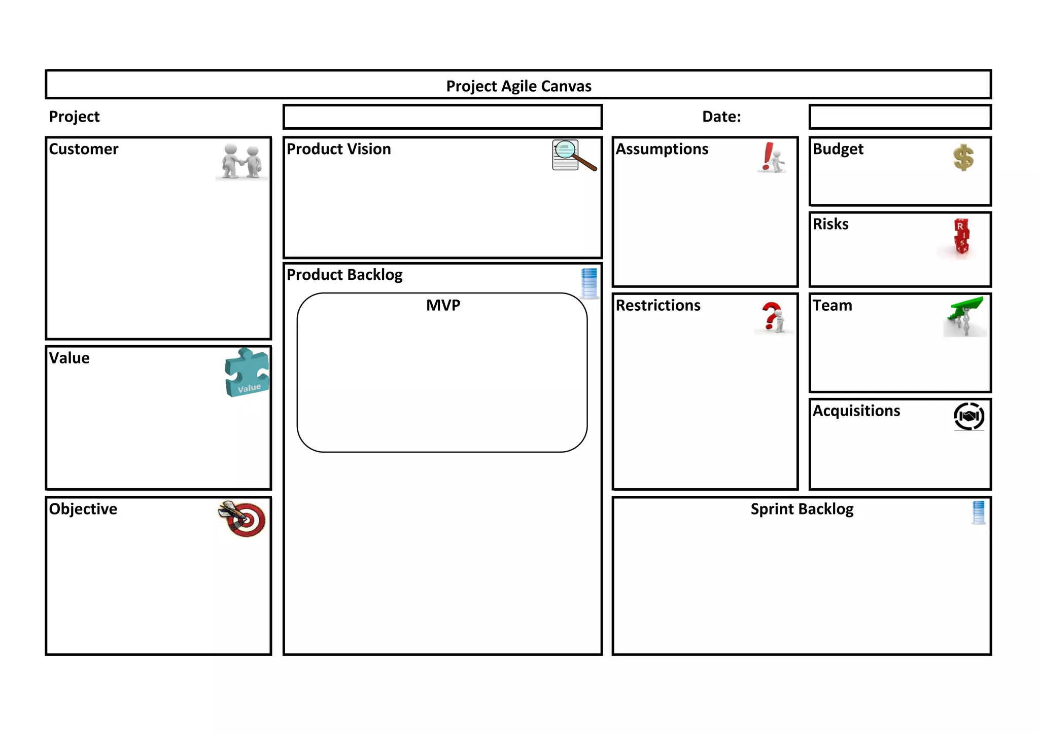 Project Agile Canvas - English | PPT