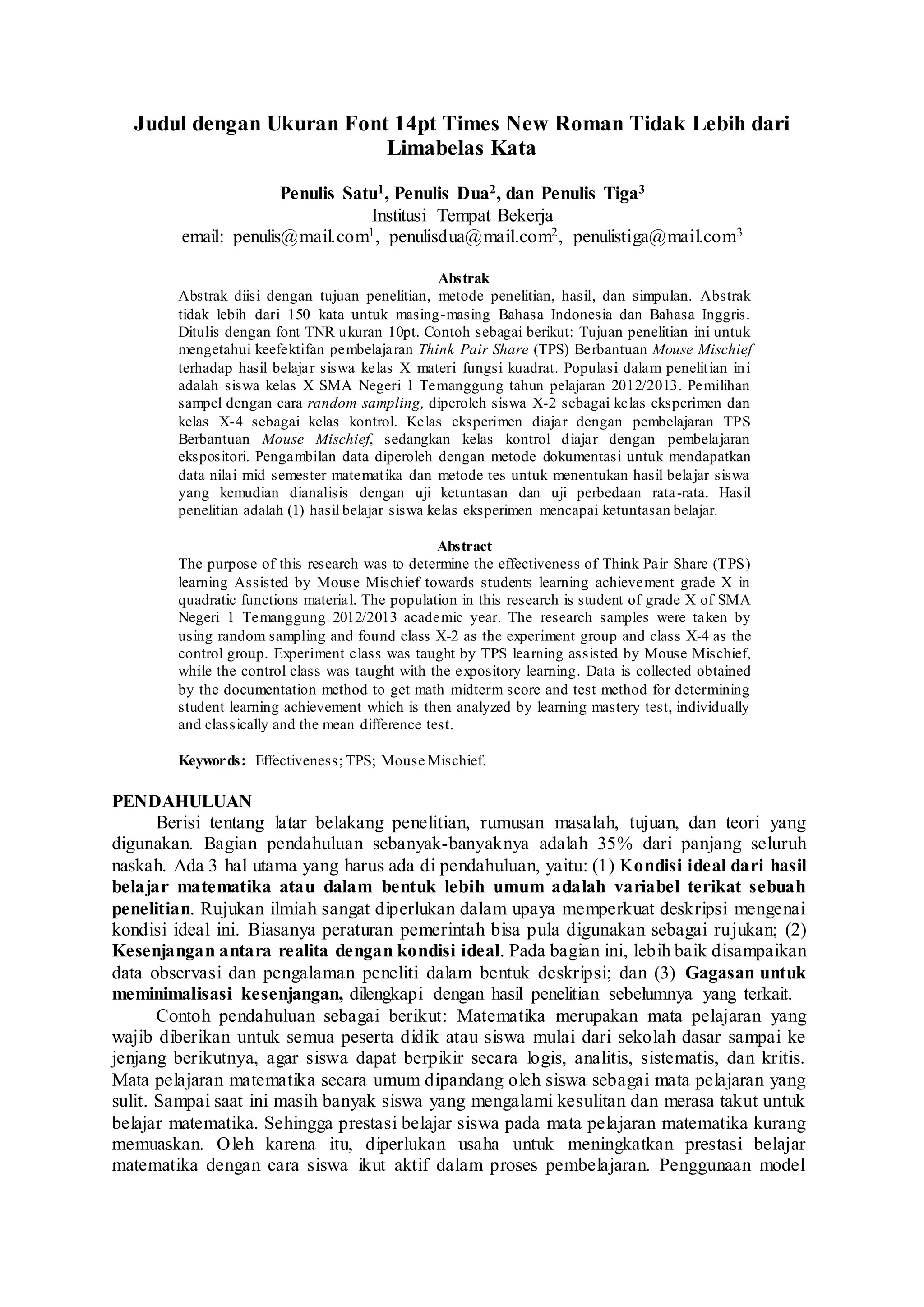 Template artikel update 2016, 20 januari | DOCX