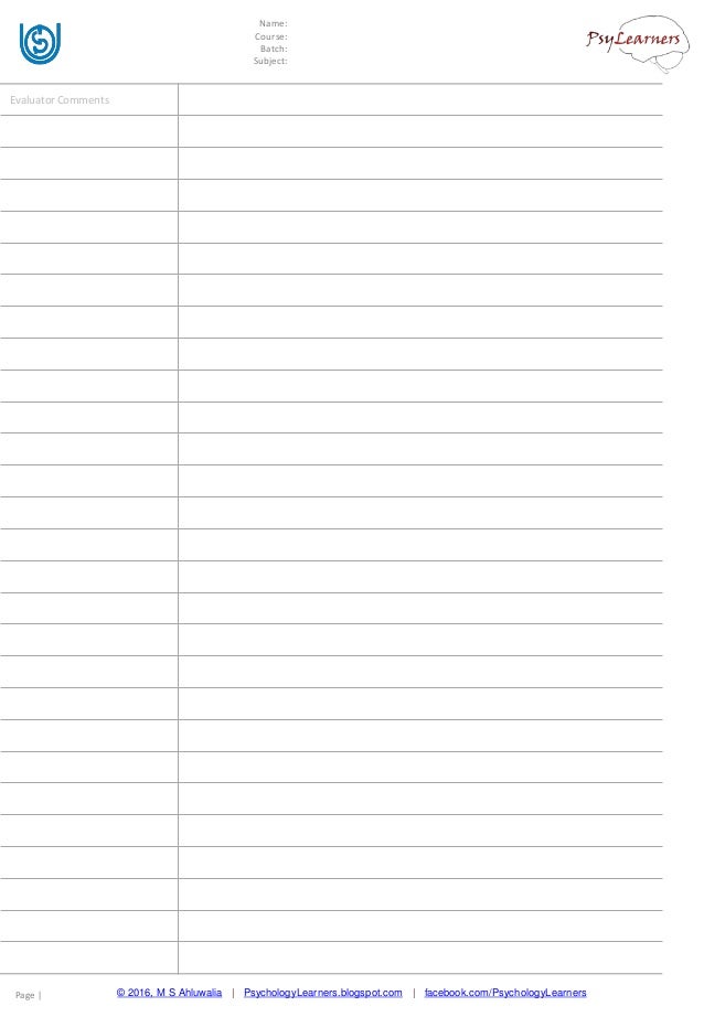 Template Assignment Sheet IGNOU