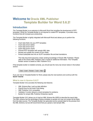 Template builder for word tutorial | DOC