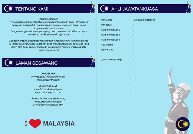 Template buku program merdeka cikgugrafik 1 | PPTX