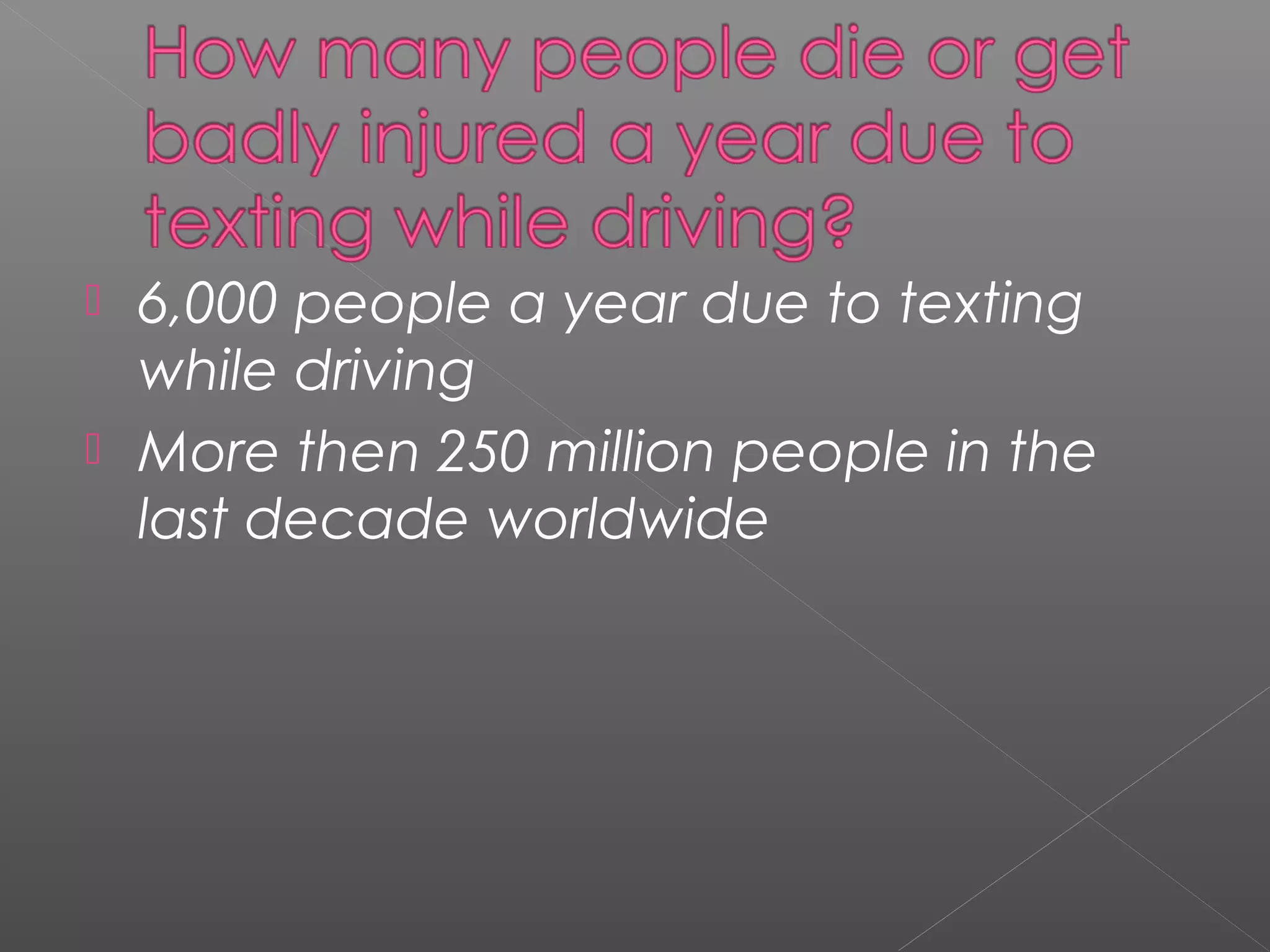 Texting While Driving | PPT