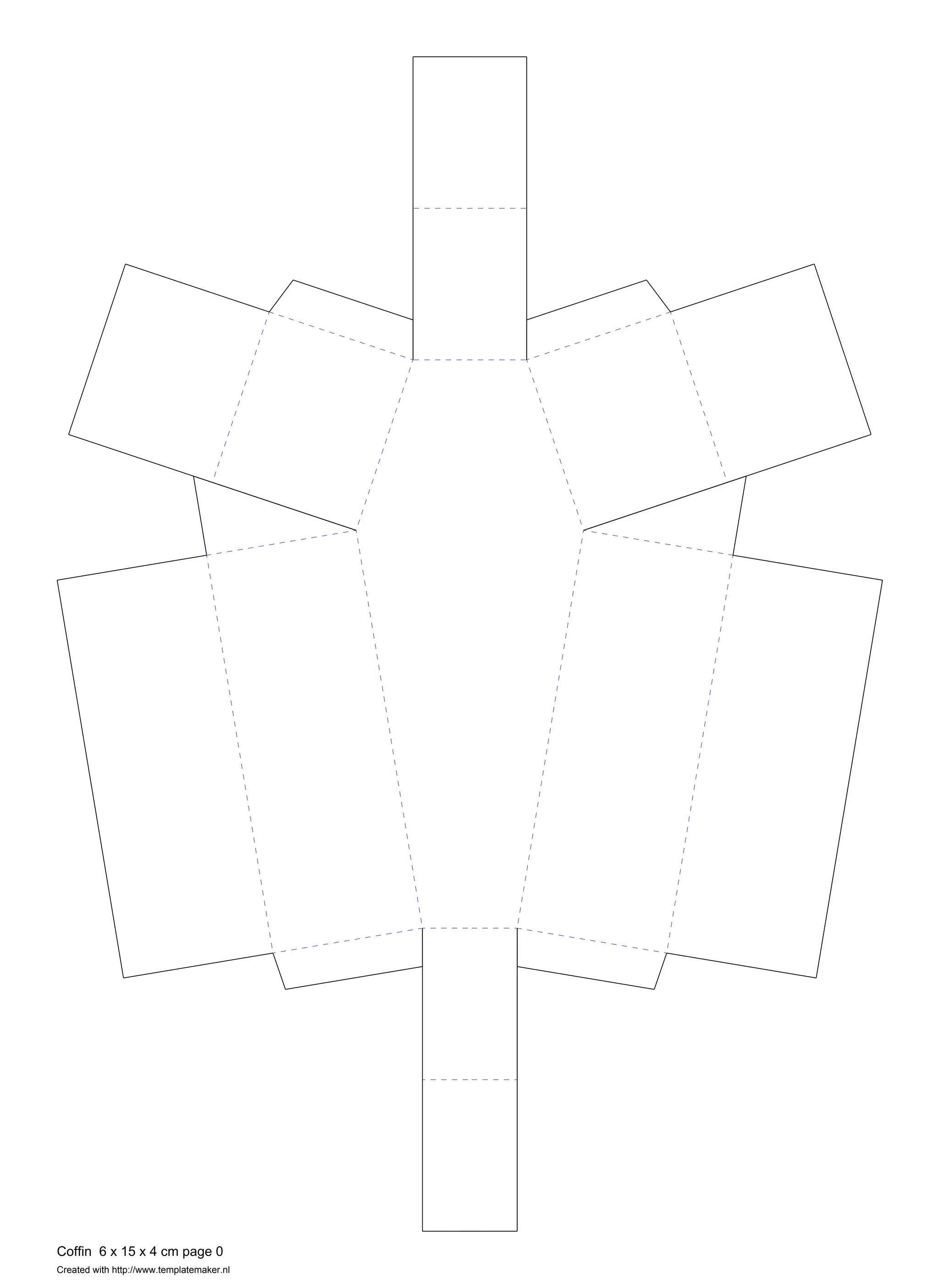 Template coffin 6_x_15_x_4_cm | PDF