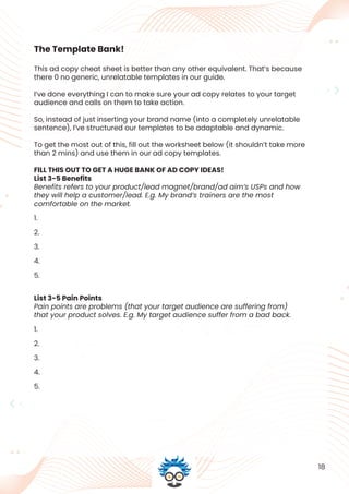 Template copy fb ads | PDF