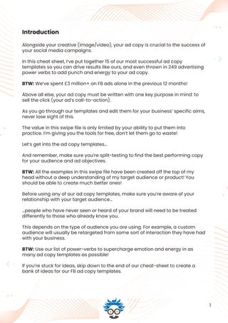 Template copy fb ads | PDF