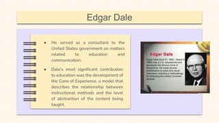 Lesson: EDGAR DALE'S CONE OF EXPERIENCE.pptx